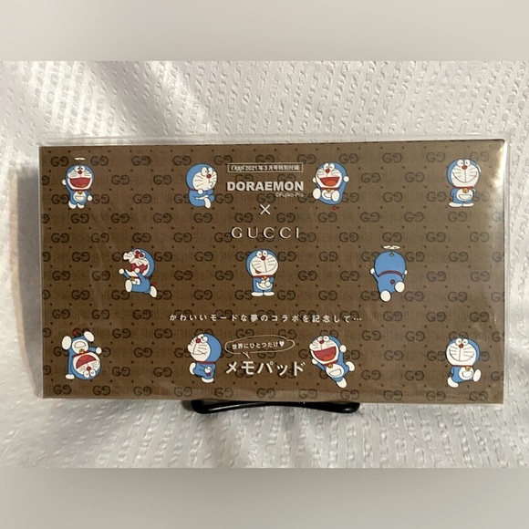 Gucci | Office | Gucci X Doraemon Brown Stationery Set | Poshmark